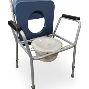 Basics Commode Chair - Blue – Sharkey Mobility