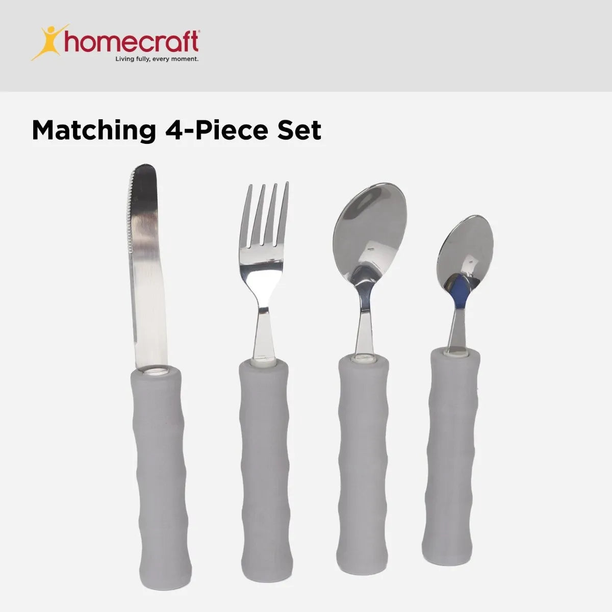 Homecraft Lightweight Foam Handled Cutlery Set – Sharkey Mobility