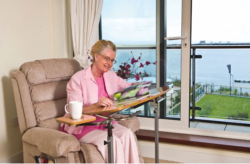 Homecraft overchair tilting table | Sharkey Mobility