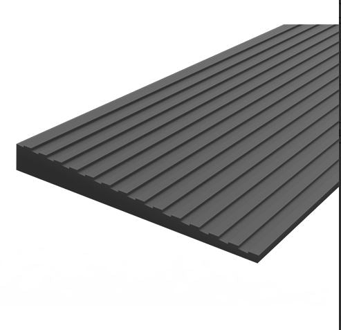 Redgum rubber wedge ramp 900 W x 205 D x 40mm H – Sharkey Mobility