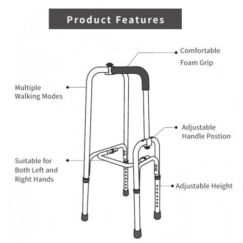 Spacelite carbon stroke cane - Silver – Sharkey Mobility