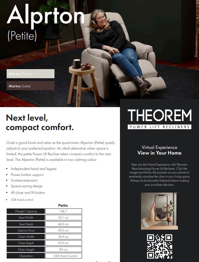 Theorem Concepts Alperton PETITE | Sharkey Mobility