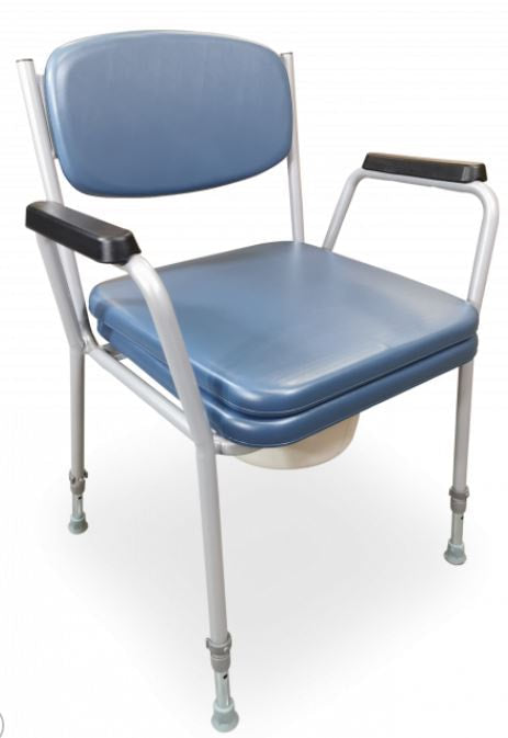 Basics Commode Chair - Blue – Sharkey Mobility